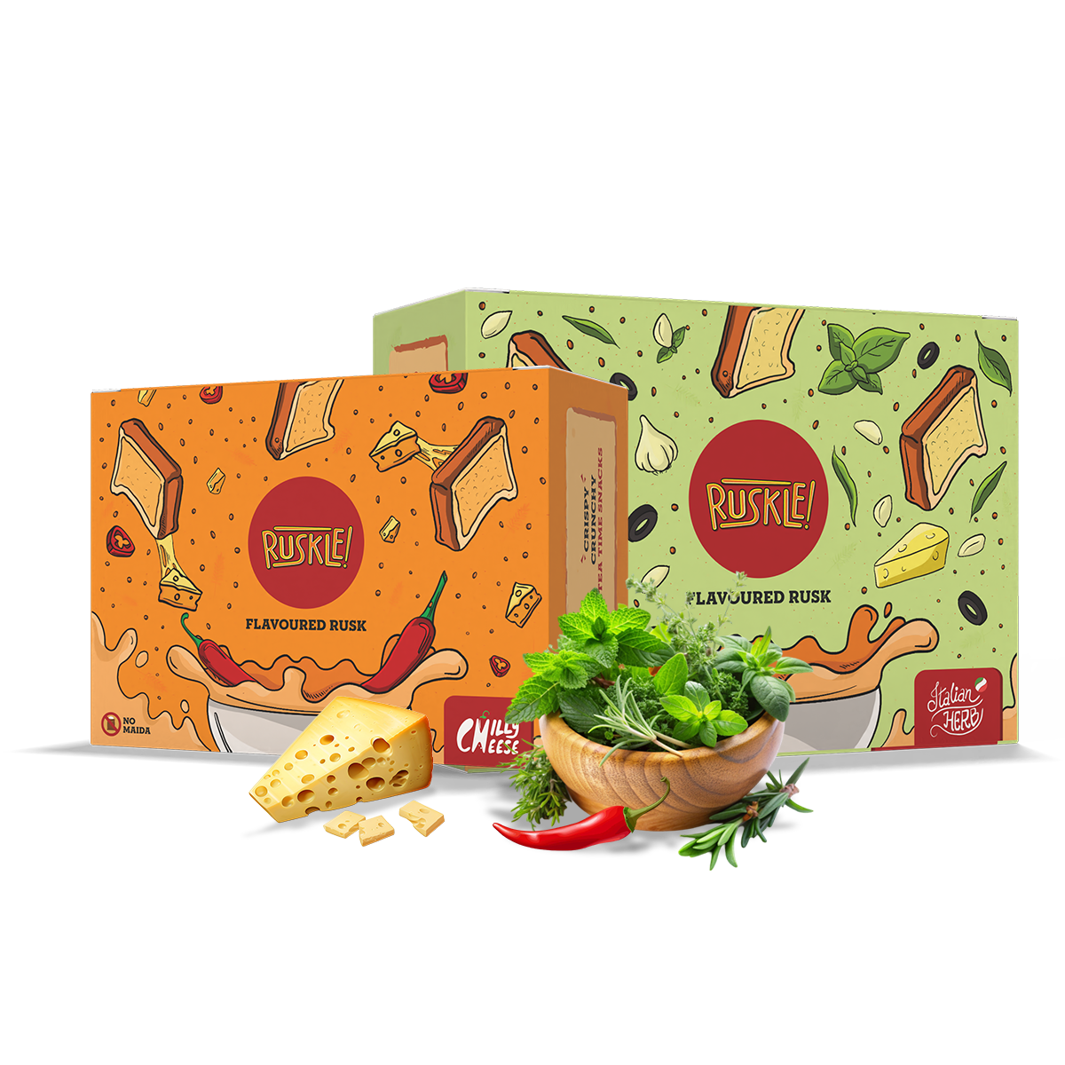 Ruskle! – Elevating India's Beloved Rusk with Exciting Flavours.